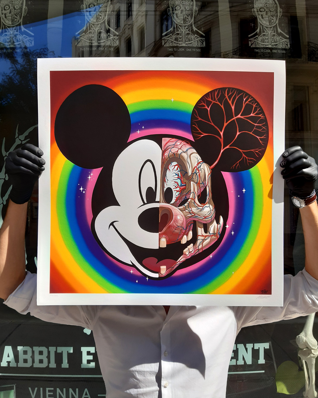 Mickey Head Anatomy | New Prints | Prints | Rabbit Eye Movement Shop